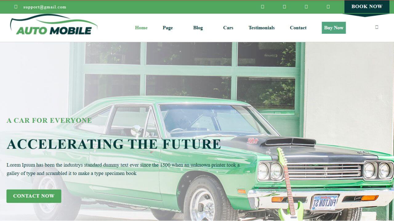 10 Best Car Dealer Website Templates 2025: Free/Paid Themes